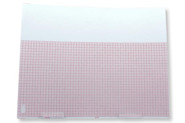 Philips Compatible ECG/EKG Chart Paper – M1707A Size: 216 x 280 Blank ...